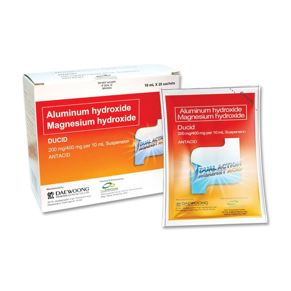 DUCID Aluminun Hydroxide / Magnesium Hydroxide 200mg / 400mg per 10mL ...